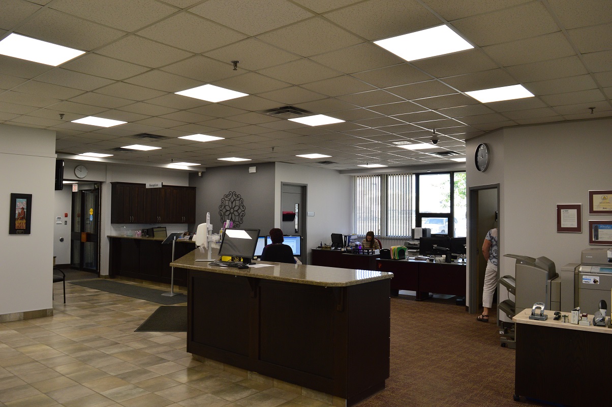 Camrose County Administration Building Efficient Lighting | MCCAC